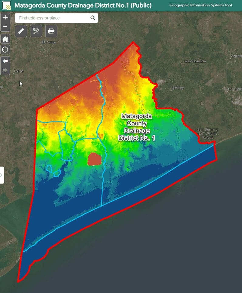 GIS Portal - Matagorda County Drainage District No. 1.